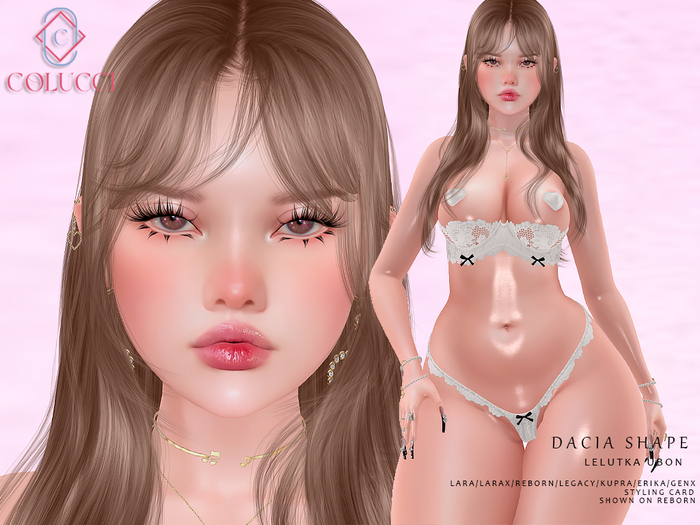 Second Life Marketplace - Dacia Shape Lelutka Ubon Second Life Marketplace - Dacia Shape Lelutka Ubon